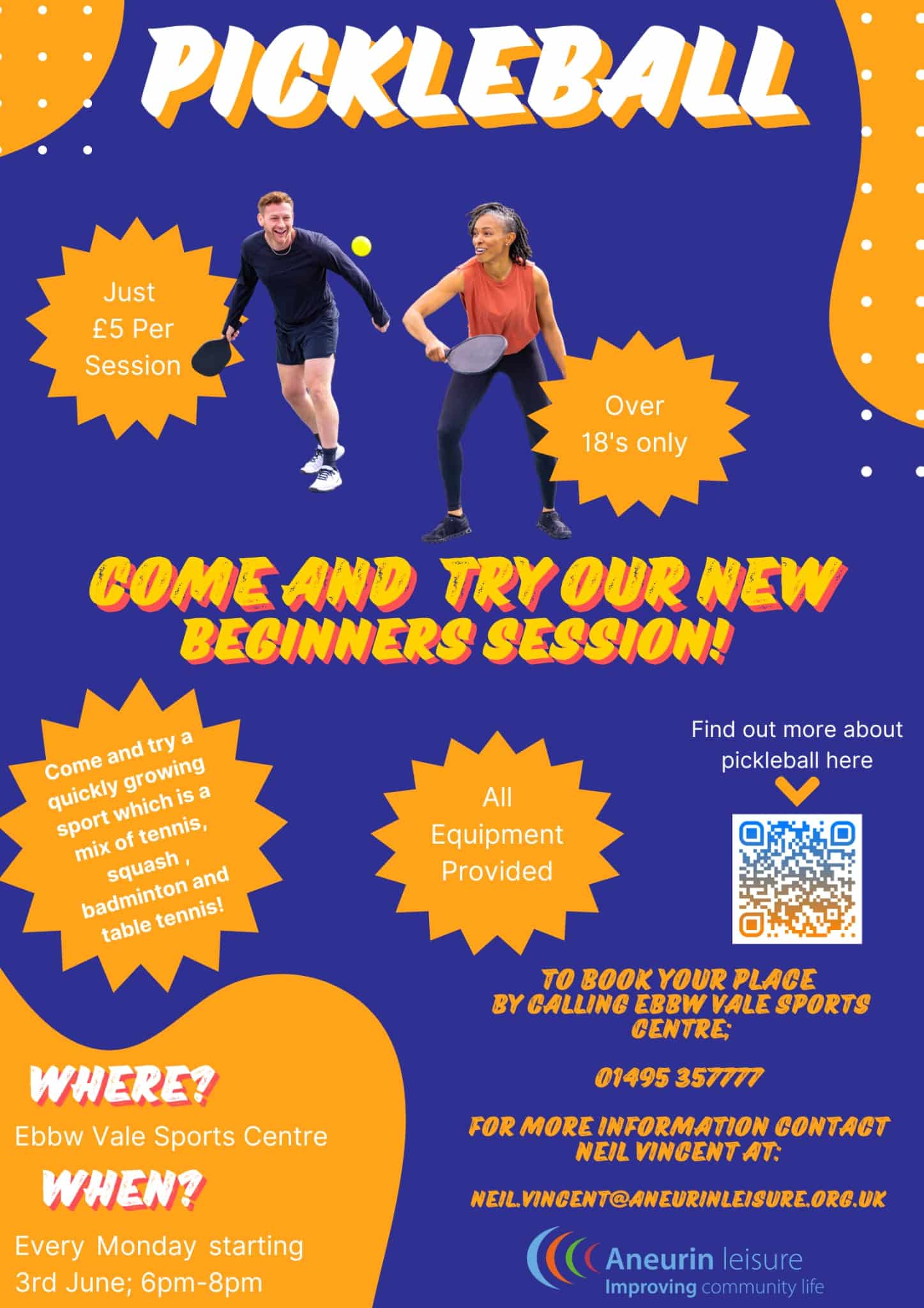 Taster Sessions - Pickleball England