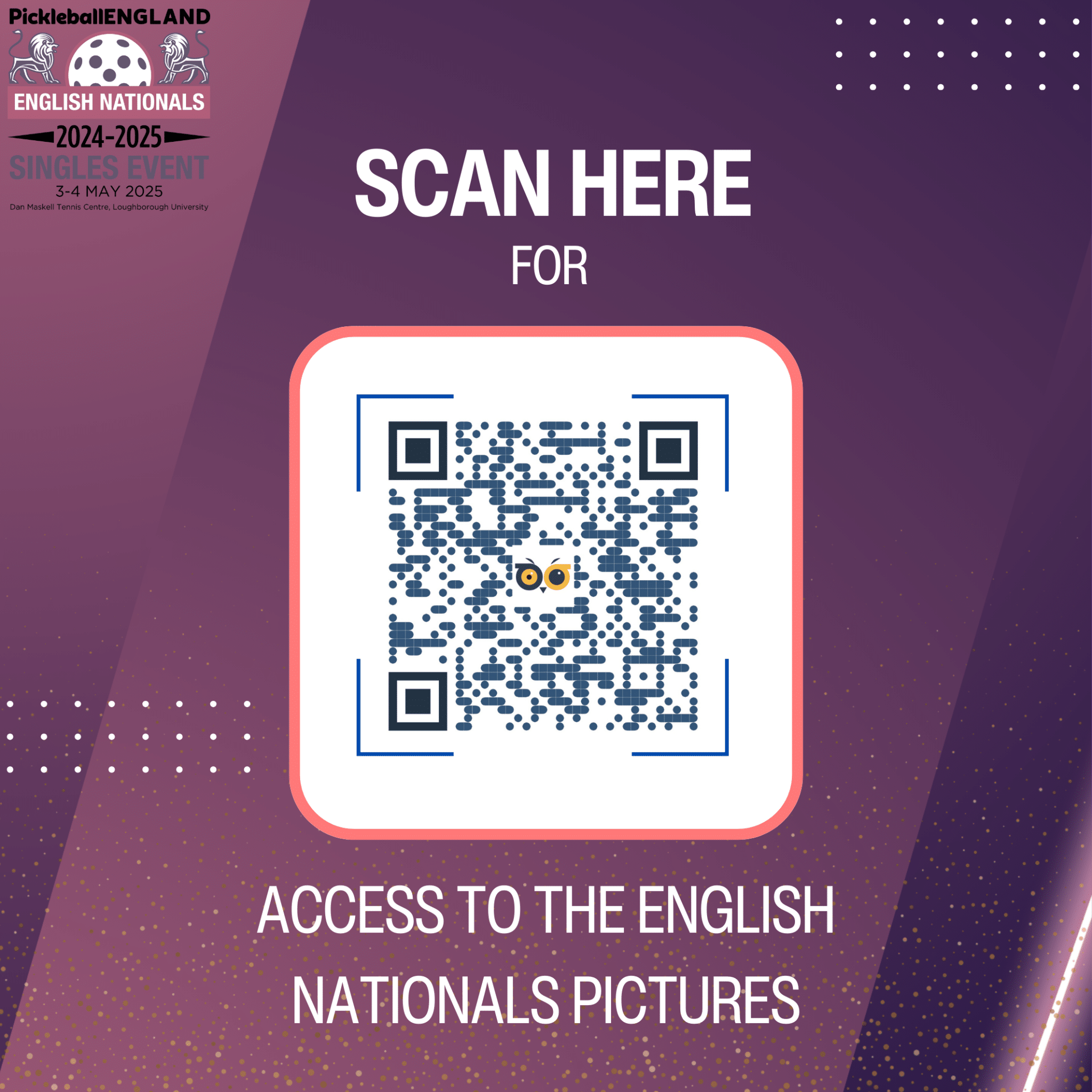 2024/2025 English Nationals Singles Tournament - Pickleball England